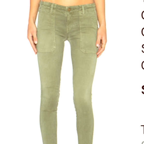 Current/Elliott | Jeans | Currentelliott Conductor Pants Army Green ...